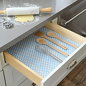 Con-Tact Brand Creative Covering Self-Adhesive Vinyl Drawer and Shelf Liner, 18''x20', Arbor Marina