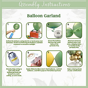 258 PC Sage Green Baby Shower Decorations, Gender Neutral Mint Balloons Garland and BABY Boxes, Welcome Baby Banner, Olive Green Baby Shower Decorations for Boy and Girl, Woodland Safari Jungle