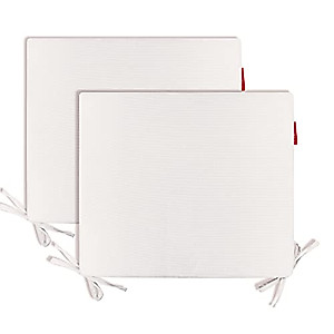 Pcinfuns Outdoor Squared Seat Cushions 18.5 x 16 Inches All Weather Chair Cushions for Garden Patio Furniture Chair Pads,Beige