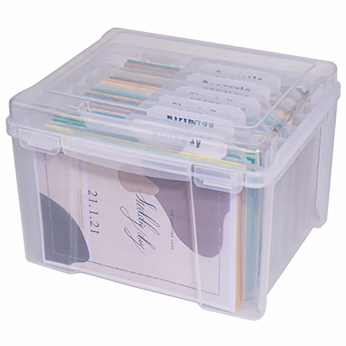 Greeting Card Organizer with Dividers