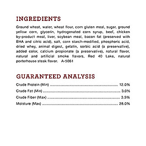 Purina ALPO Made in USA Facilities Dog Treats, TBonz Porterhouse Flavor - 45 oz. Pouch