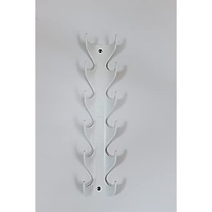 Multi-Functional Vertical Hooks- Made in The USA- Hook Solutions for Simple Organization (White)