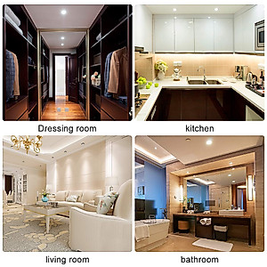 Dimmable R20 Led Light Bulbs, 7W(65W Incandescent Bulbs Equivalent), 5000K Daylight White, 700 Lumen, E26 Base Recessed Light Bulbs, BR20 LED Flood Light for Home or Office Space, (4 Pack)