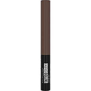 Maybelline TattooStudio Liquid Ink Liner Up To 36HR Wear, Sweat Resistant, Smudge Resistant, No Mess Removal, Longwear Liquid Eyeliner Makeup, Rustic Brown, 0.08 fl; oz.