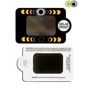 Solar Snap Eclipse App - Eclipse Photography Kit, Glasses, and App for iPhone and Android, Safe for Viewing Celestial Phenomenon