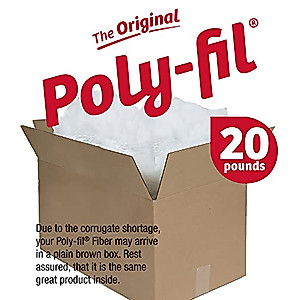 Fairfield The Original Poly-Fil Premium Box, 20 lb, White