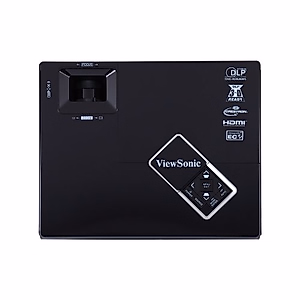 ViewSonic PJD6235 XGA DLP Projector with 1024 x 768 Resolution, 2800 ANSI Lumens, 15000:1 Contrast Ratio, LAN Control, HDMI, 3D Blu-Ray Ready (Black)