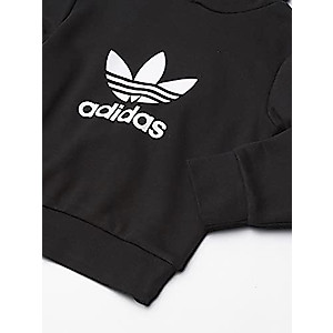 adidas Originals baby girls Adicolor Hoodie Set Tracksuit, Black/White, 4T US