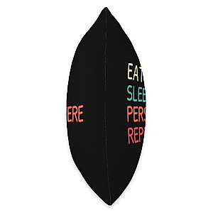 Eat Sleep Persevere Repeat Merch Persevere Throw Pillow, 16x16, Multicolor