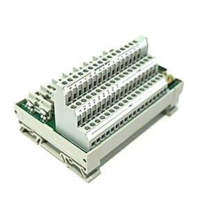 ALLEN BRADLEY 1492-AIFM8-F-5 Fixed Terminal Block, FUSIBLE, D Shell Cable, 5 Terminal PER Input Channel, 8 I/O Channel, Interface Module, 10-30 VDC, 24 V Blown Fuse Indicator, 12 AMP, Analog
