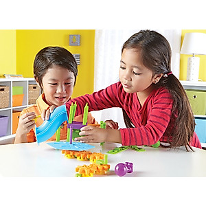 Learning Resources Playground Engineering & Design STEM Set - 104 Pieces, Ages 5+ STEM Toys for Kids, Construction Toys