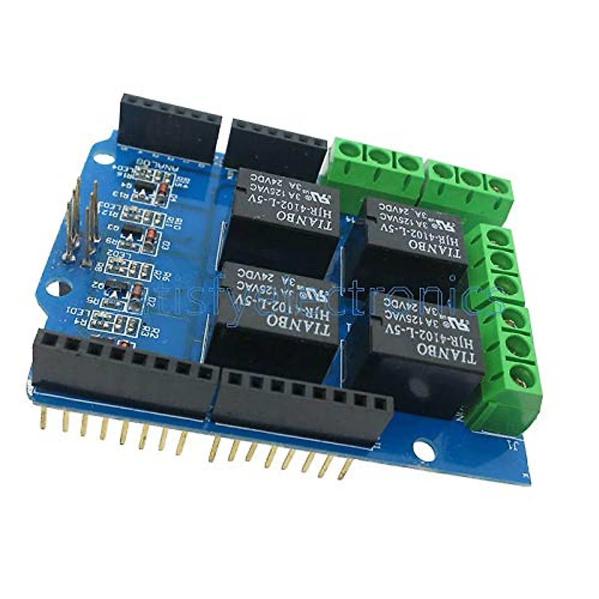 Relays Four Channel Relay Shield 5V 4 Channel Relay Shield Module for Arduino