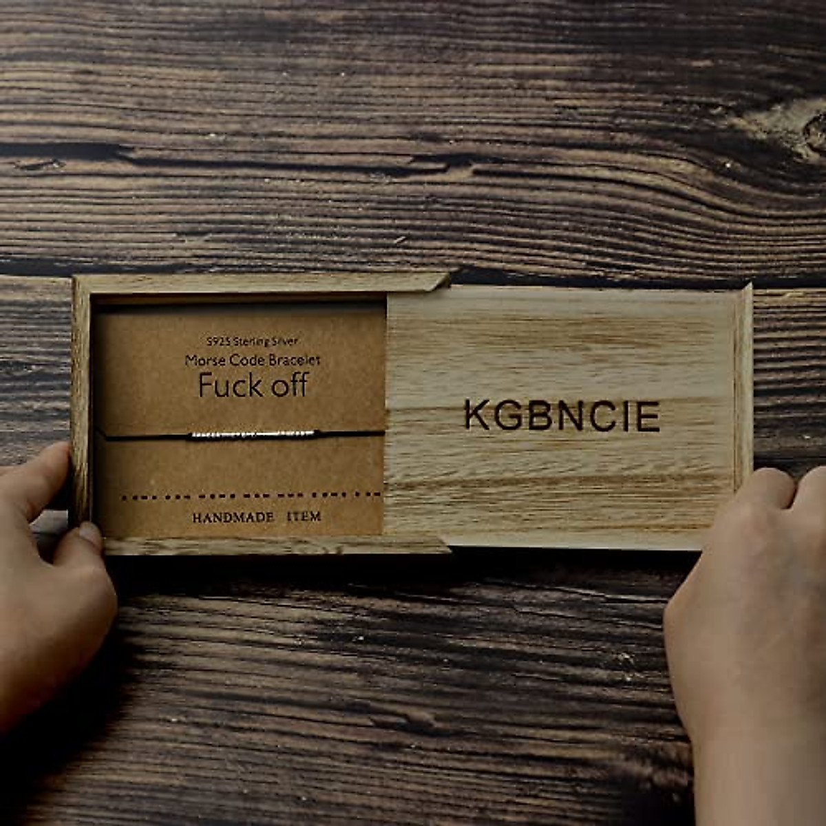 KGBNCIE Inspirational Gifts for Women, Morse Code Funny Gifts Bracelets for Women, Morse Code Bracelets Friendship Bracelets, jewelry Unique Gifts for Women