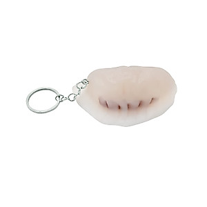 MuHou Large Meat Dumpling Keychain Simulation Dumpling Keys Holder Key Ring Key Organizer Car Pendant Bags Charm