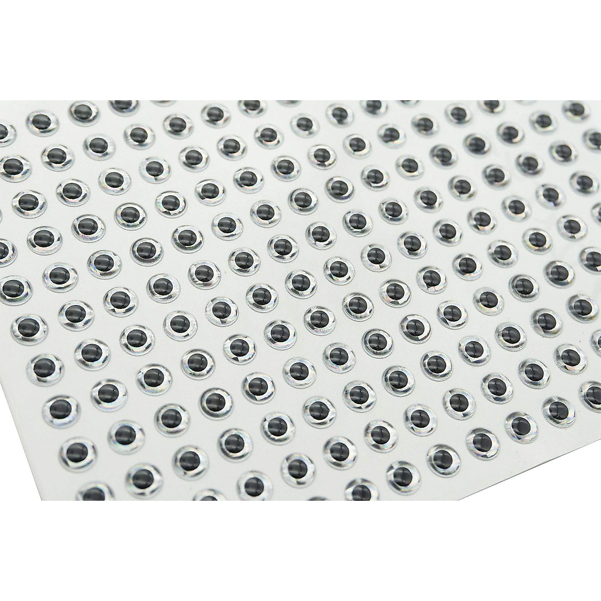 126pcs 12mm Silver 3D Holographic Fishing Lure Eyes 3D Lure Eye 3D Soft Eye 3D Holographic Lure Eye Fly Tying, Jigs, Crafts