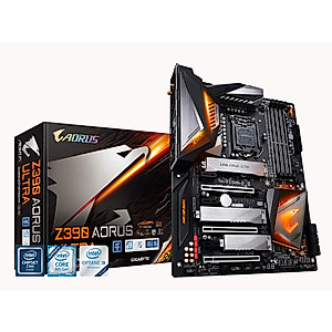 GIGABYTE Z390 AORUS ULTRA (Intel LGA1151/Z390/ATX/3xM.2 Thermal Guard/Onboard AC Wi-Fi/RGB Fusion/Gaming Motherboard)