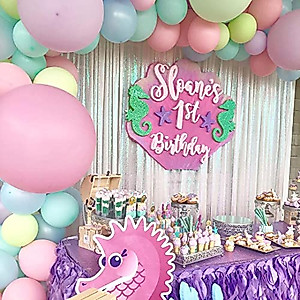 Sequin Curtains 2 Panels White Iridescent 2FTx8FT Sequin Photo Backdrop Sequin Backdrop Fabric Background