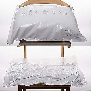 MRS BAG Vacuum Storage Bag - Strong 120 Micron (40% Thicker) - 8 Pack (3Large(32x24'')+ 3Medium(28x20'')+ 2Small(24x16'')) Clothes Storage Bags with Free Double Hand Pump