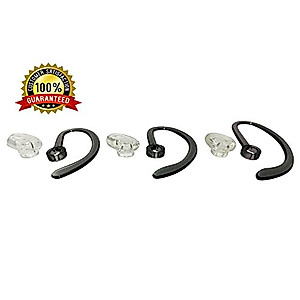 AvimaBasics Ear Buds, Spare Kit Earloops Buds Compatible with Plantronics WH500 CS540 W440 Savi W740 - Includes: 3 Earloop, 3 Eartips Guarantee! (1 Pack)