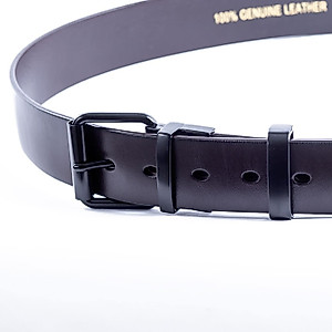 Black Belt Loop Keeper 1 1/2" (38mm-40mm) Belt Loop Men's Belt Buckle Accessories-Gift Box