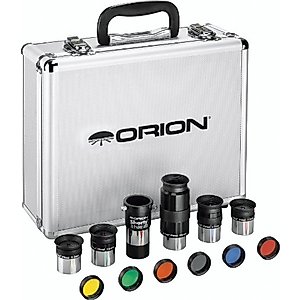 Orion 08890 1.25-Inch Premium Telescope Accessory Kit (silver)