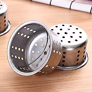 TiStm Stainless Steel Bathtub Hair Catcher Stopper Shower Drain Hole Filter Trap Metal Sink Strainer Kitchen Sink Waste Hole Filter Sinks
