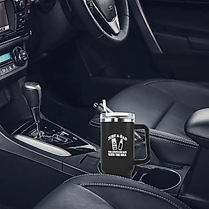 liabiliies 40 oz Tumbler with Handle Just A Dad Who Always Came Back With The Milk Tumbler with Lid and Straw Insulated Tumbler Stainless Steel Tumblers