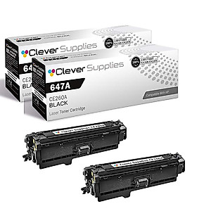 CS Compatible Toner Cartridge Replacement for HP CP4000 CE260A Black CE261A Cyan CE262A Yellow CE263A Magenta HP 647A & HP 648A Color Laserjet Enterprise CP4525 CP4525dn CP4025 CP4525n 4 Color Set