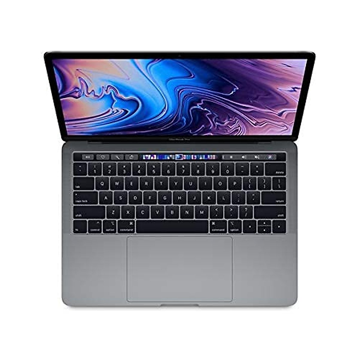 Apple 13.3" MacBook Pro w/ Touch Bar (Mid 2018), 227ppi Retina Display, Intel Core i5-8259U Quad-Core, 256GB PCI-E Solid State Drive, 8GB DDR3, 802.11ac, Bluetooth, macOS 10.13, Space Gray (Renewed)