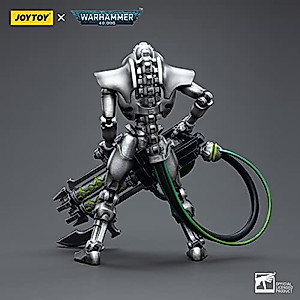 JoyToy 1/18 Warhammer 40,000 Action Figure Necrons Sautekh Dynasty Immortal with Gauss Blaster Collection Figure
