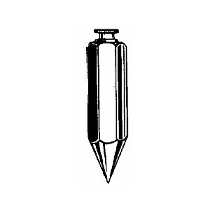 Johnson Level & Tool 05 Steel Hexagonal Plumb Bob, 5 oz., Steel Finish, 1 Pack