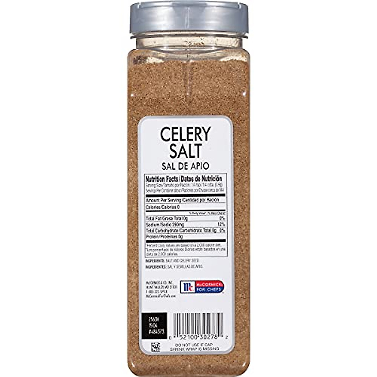 McCormick Culinary Celery Salt, 30 oz - One 30 Ounce Container of Celery Salt Seasoning for Creating Soups, Stews, Marinades, Sauces and More