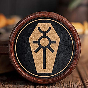 Necrons Beer Stein, Personalized 40k Wooden Beer Mug, Custom Beer Stein, Gamer Gift, Gamer Tankard, Gift for Men, Gift for Him