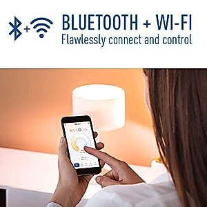 Cree Lighting Connected Max Smart Led Bulb A19 60W Tunable White + Color Changing, 2.4 Ghz, Compatible with Alexa and Google Home, No Hub Required, Bluetooth + WiFi, 3Pk (CMA19-60W-AL-9ACK-B3)