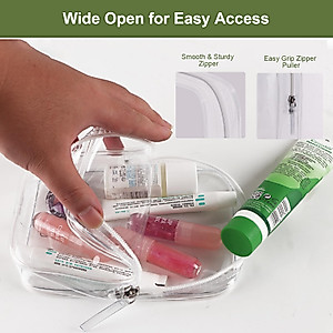 CALYGO 25 Pack Tsa Liquids Quart Travel Bag Tsa Approved Toiletry Bag Quart Size Tsa Clear Travel Toiletry Bag Small Carry on Travel Accessories for Airplane Essentials for Women Toiletries Pouch