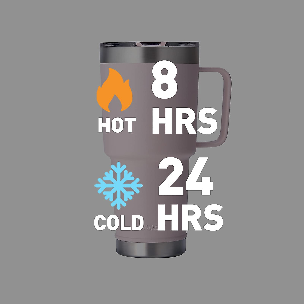 TOURIT 30oz Insulated Tumbler with Handle and Straw, 3 in 1 Sip-All-Way Reusable MagSlider Lid. Double Wall Sweat-proof BPA Free to Keep Beverages Cold For 24Hrs or Hot For 8Hrs - Pink