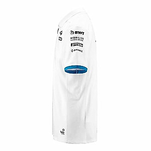 Alpine Racing F1 2023 Men's Team Polo Shirt White