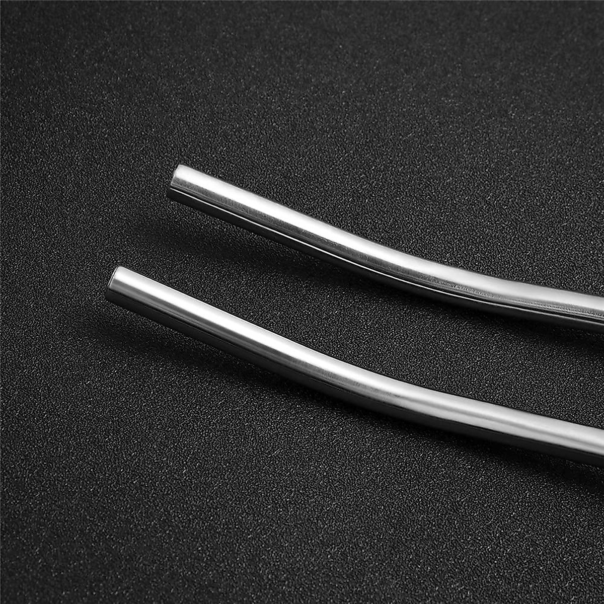 8 Pcs Stainless Steel Straws Spoons, Reusable Metall Straws Spoon with 2 Cleaning Brushes, 2 in 1 Snow Cone Straws Drinking Reusable Stainless Steel Ice Tea Long Spoons Straws for Cocktail Milkshake