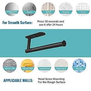 Paper Towel Holder Under Cabinet ,Paper Towel Holder, Kitchen Decor, Stainless Steel ,Self-Adhesive with Screw Fitting, Kitchen Accessories