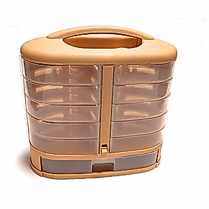 Eleven Translucent Drawer Portable and Sturdy Storage and Organization Cabinet/Box, for Home, Office or Sewing Room. Use for Arts, Crafts, Hobby, Beads, Notions, Crayons, Batteries, and Small Parts.