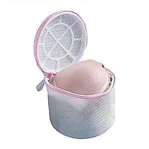 YOUGE Bra Bags for Laundry, Travel Laundry Bags, Mesh Bra Laundry Bag for Washing Machine, Washing Bags with Zip Closure for Washing Delicates Socks Underwear Bras