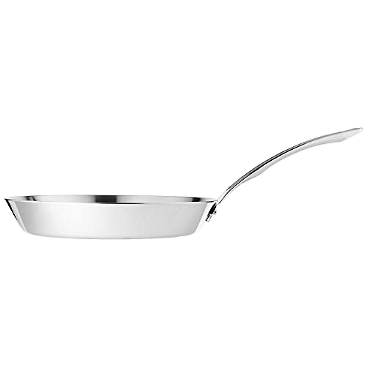 Viking Contemporary 3-Ply Stainless Steel Fry Pan, 12 Inch, Silver