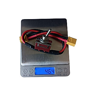 JINOARC 2Pcs XT60 Switch RC Large Current On/Off Switch with XT60 Plug for Ebike RC Airplane Drone Car ESC Lipo Battery