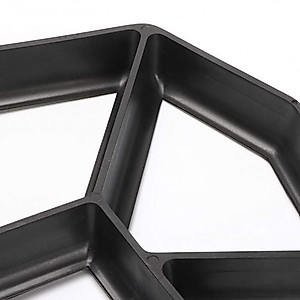 Walk Path Maker, 2 Packs Plus Size: 18.9 x 18.9 x 1.8 inch Pathmate Stone Moldings Paving Pavement Concrete Molds and Foams Stepping Stone Paver Walk Way Cement Mold