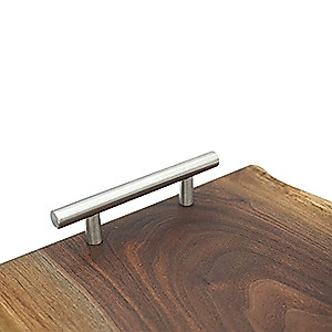 Arbordown- Solid Wood Live Edge Serving Tray (Walnut, Large 150")