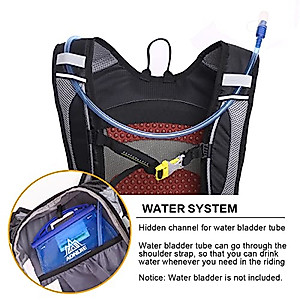 LOCALLION Cycling Backpack, Small Hiking Backpack, Waterproof Bike Biking Backpacks - Lightweight for Skiing Running 18/25L