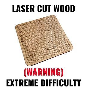 Mind Bending Wooden Jigsaw Puzzle | Difficult Puzzles for Adults | 200 Pieces | 11.3" x 11.3”