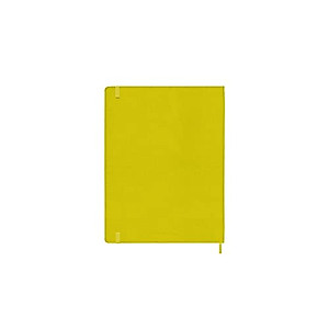 Moleskine Classic Notebook, Hard Cover, XL (7.5" x 9.5") Ruled/Lined, Hay Yellow (Silk), 192 Pages