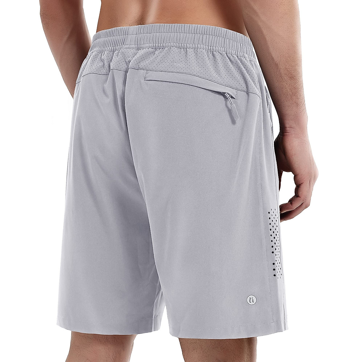 HIFEOS Mens Athletic Shorts -Running, Tennis Gym Workout Shorts for Men 5"/7"/9"- Comfort, Lightweight, 3 Zippered Pockets