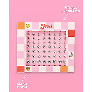 xo, Fetti Diamond Rhinestone Face Gems - 1 Set | Birthday Accessories, Crystal Bachelorette Party, Rave, Festival